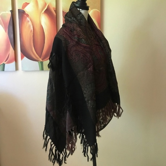 Accessories | Vintage Paisley Shawl | Poshmark